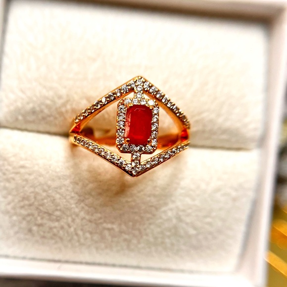 Bomb Party | Jewelry | Bomb Party Most Iconic Lab Created Ruby Fused ...